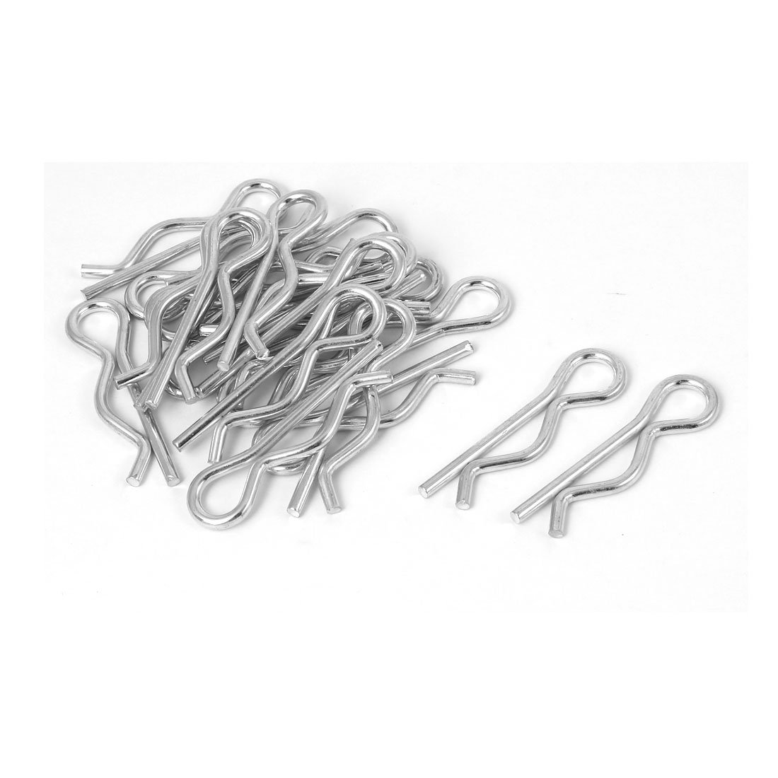 Amazon.com: uxcell 2.5mm x 45mm R-Clip Spring Locking Cotter Clip Pins ...