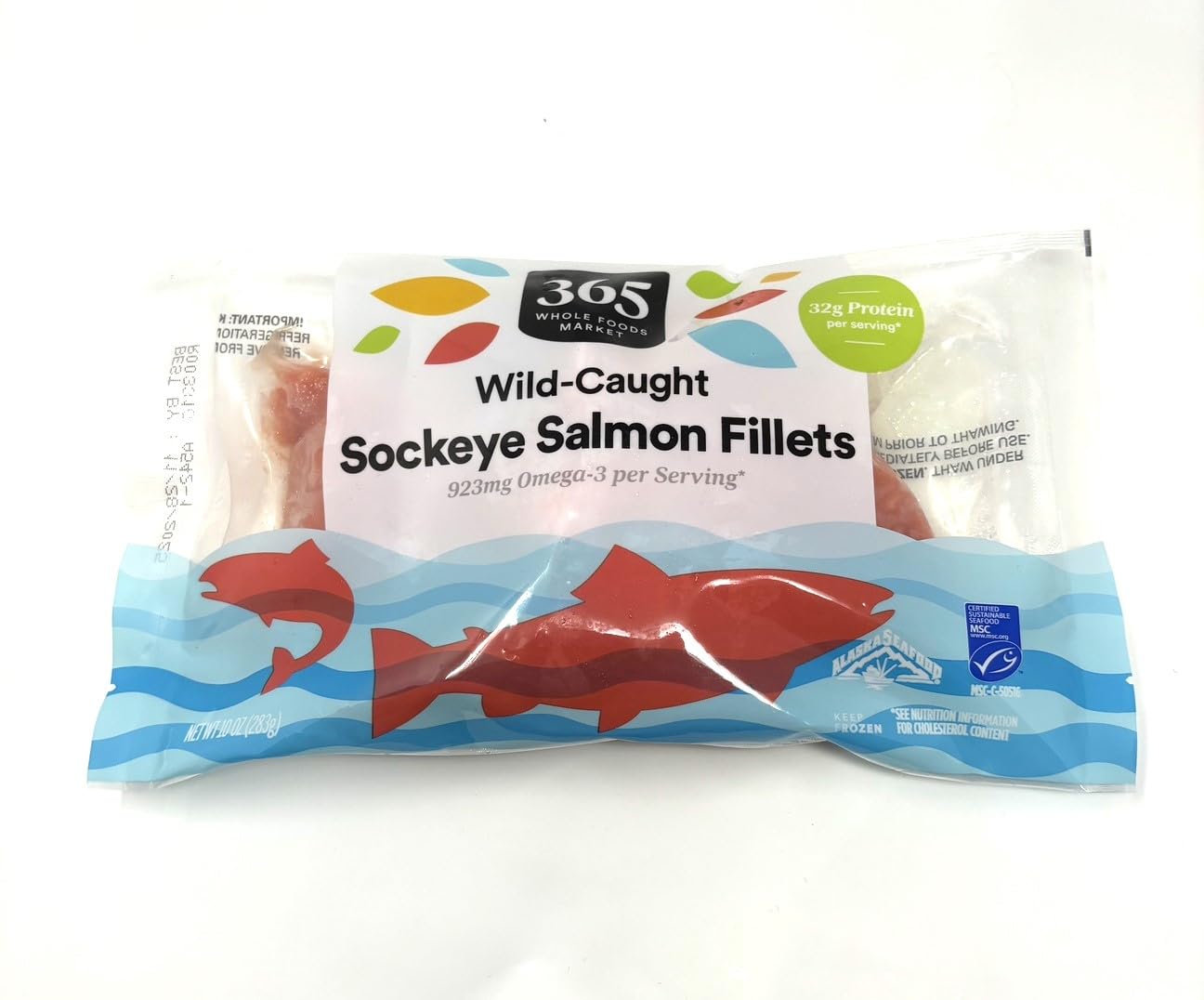 Amazon.com: 365 By Whole Foods Market, Salmon Sockeye Fillets Frozen ...