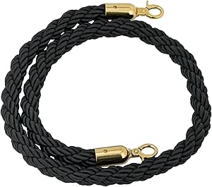 Amazon.com: Column Rope, Braided Hemp Rope Barrier for Queue Divider ...