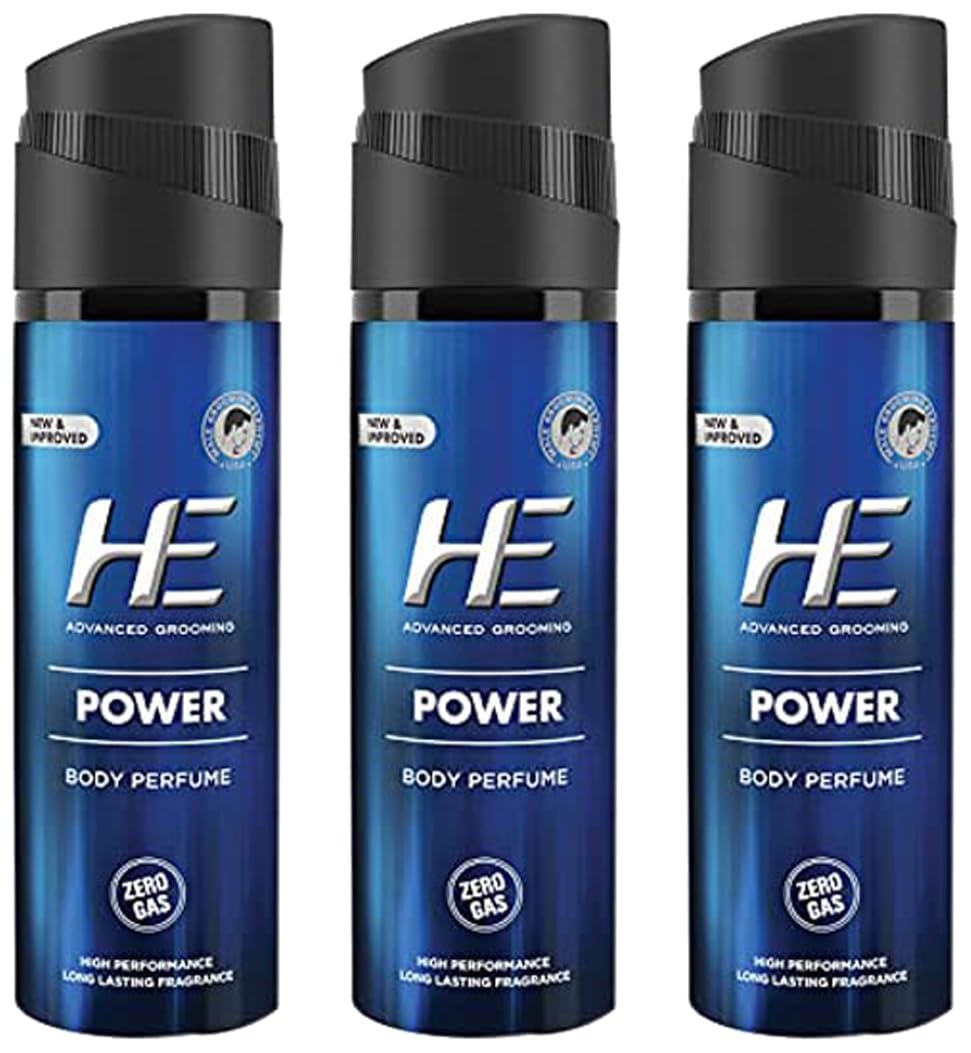 Buy HE Power Men's Perfume, 120ml (Pack of 3) Online at Low Prices in ...