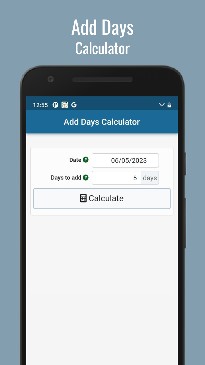 Add Days Calculator - App on Amazon Appstore
