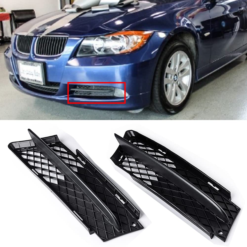 BMW E90 Bumper Grille 3-Piece Front Lower Bumper Grille Set For BMW E90 ...