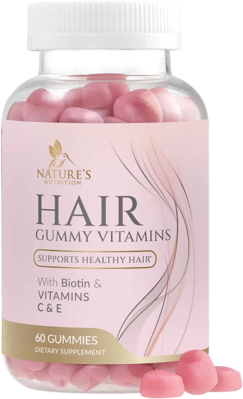 Amazon.com: Nature Made Zero Sugar Hair Skin Nails Gummies, Biotin 2500 ...