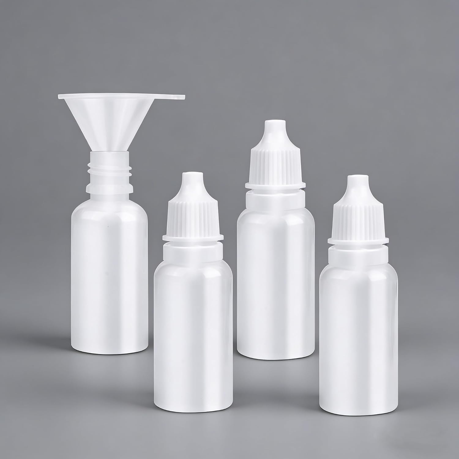 Amazon.com: 5-Pack Plastic Dropper Bottles 15ml/0.5oz - 4 Bottles + 1 ...