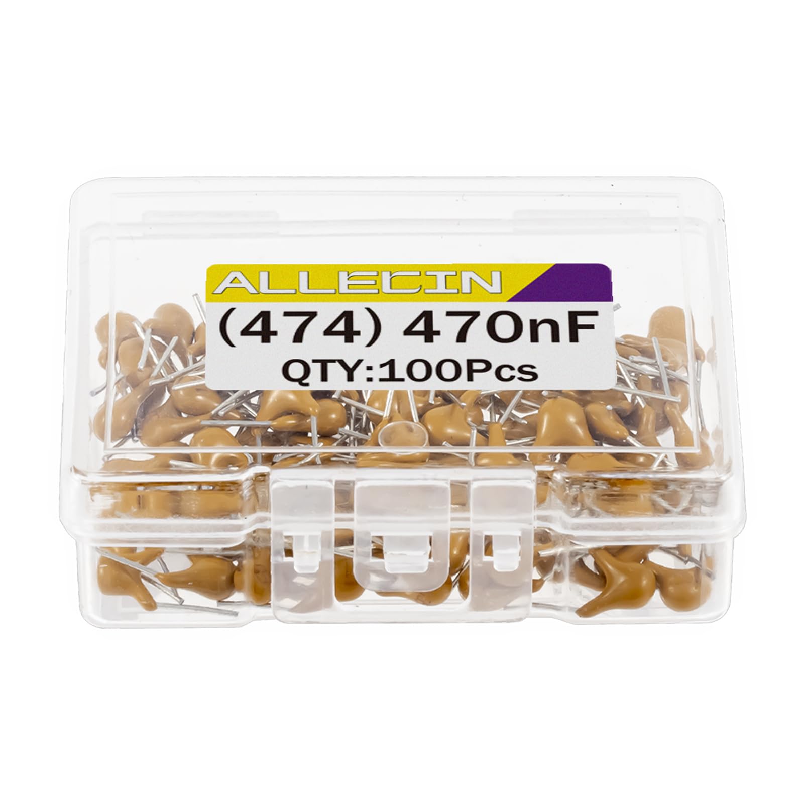 Snapklik.com : ALLECIN 470nF 0.47uF 474 Ceramic Capacitors 470nF 0.47uF ...