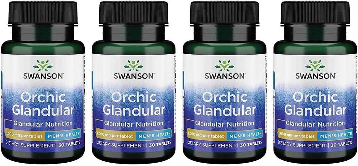 Amazon.com: Swanson Premium Brand Orchic Glandular - Men's Health 1,000 ...