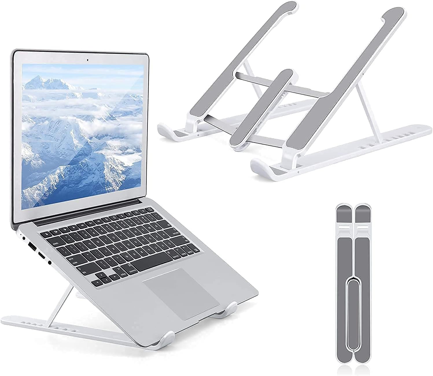 Límite Soporte para Laptop, Aluminum Soporte Portátil, Plegable y ...