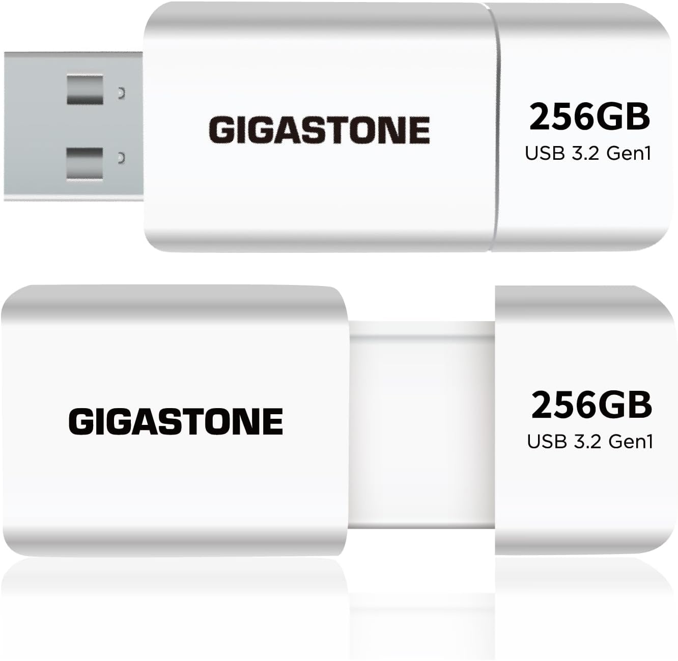 Amazon.com: GIGASTONE 256GB Flash Drive (2 Pack) Z60 USB 3.2 Gen 1 ...