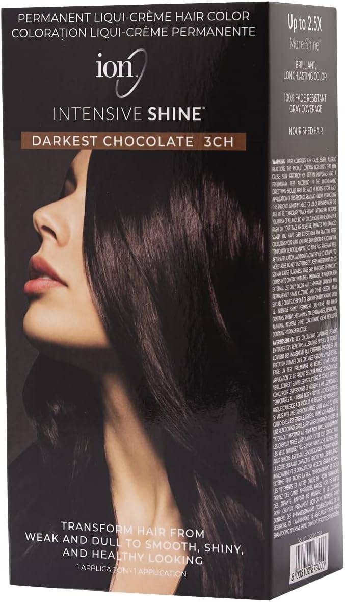 Amazon.com : ION Intensive Shine Permanent LiquiCreme Hair Color Kit ...