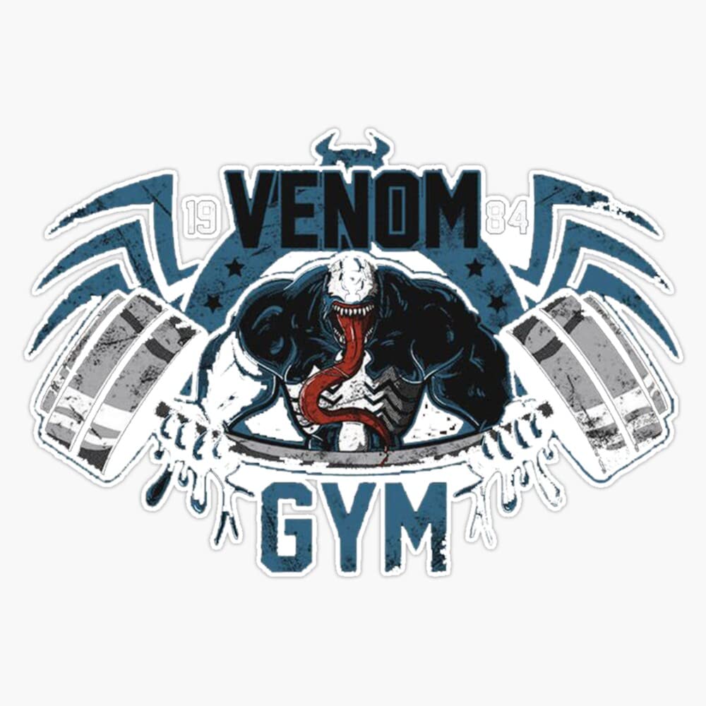 Amazon.com: Venom GYM Sticker Bumper Sticker Vinyl Decal 5" : Sports ...