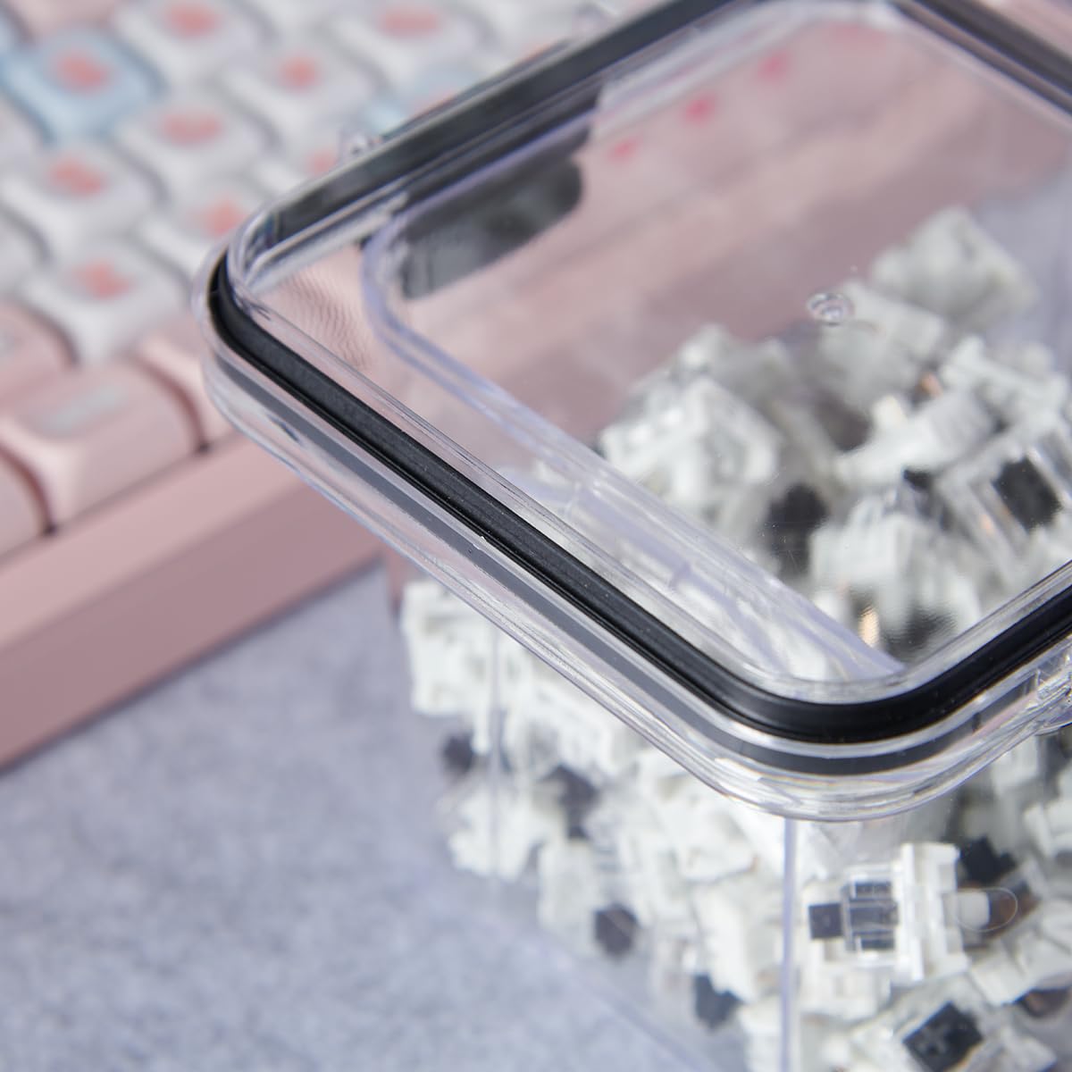 Snapklik.com : 3 Pcs Switches Storage Box, Keyboard Switch Container ...