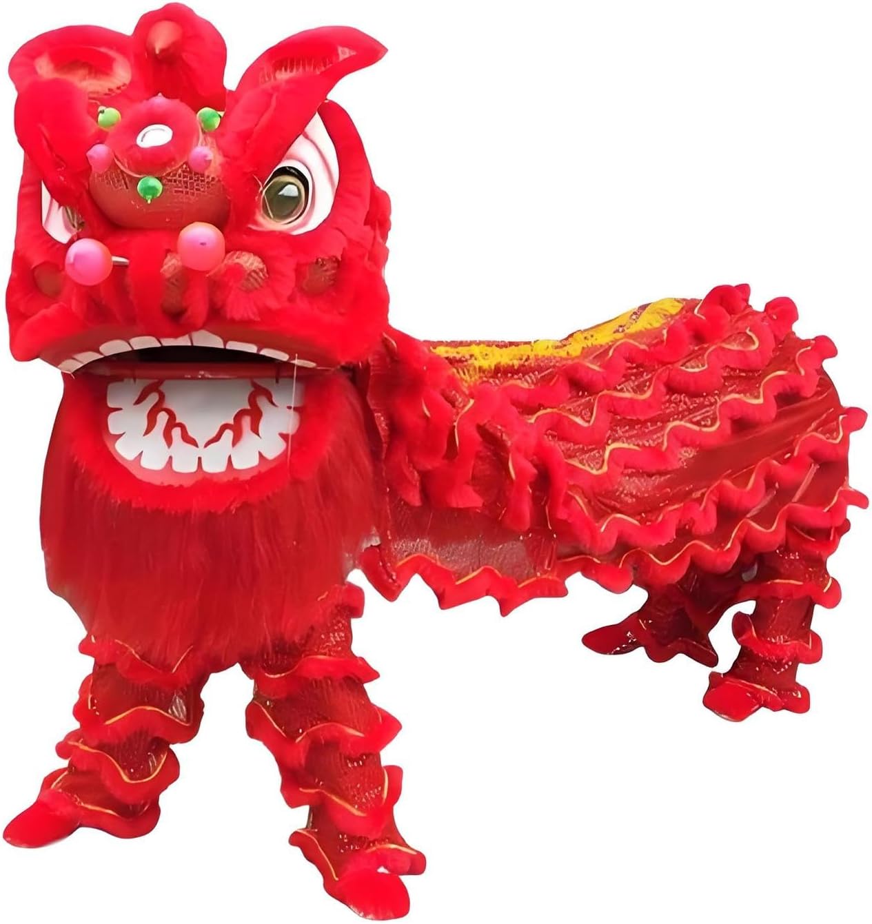 Amazon.com: Joaaea Lion Dance Costume Set for Adults & Kids,Double ...