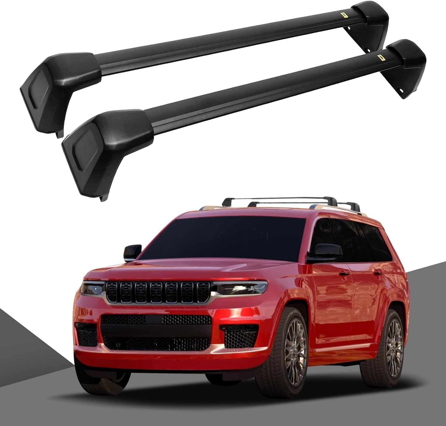 Amazon.com: Roof Rack Cross Bars Compatible with Jeep Grand Cherokee L ...