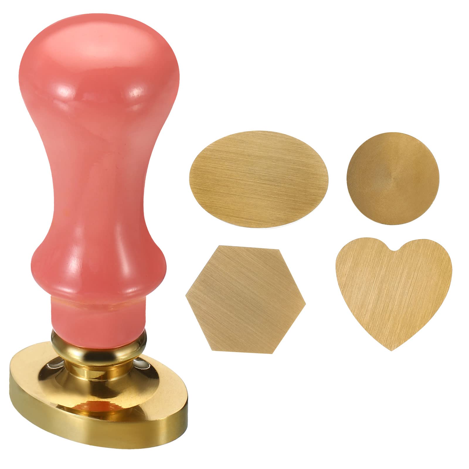 Amazon.com : PATIKIL Blank Wax Seal Stamp, Removable Brass Head Without ...