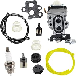 AISEN Carburetor Gasket for Craftsman 30cc 46b 535 Backpack Blower XT140 TLE 26 F D-TBJ Trimmer ...