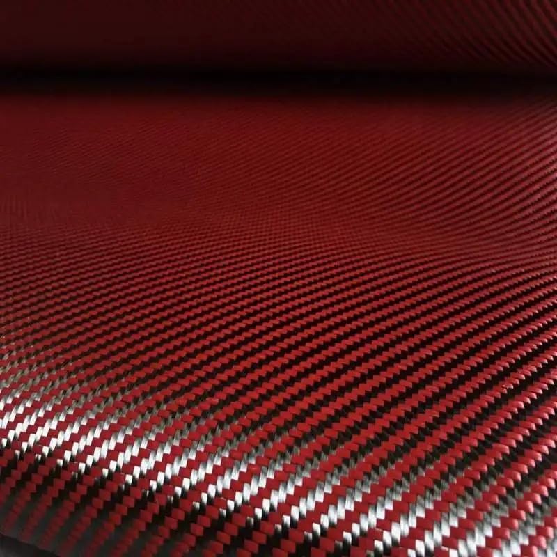 Amazon.com: 1PC 3K 200gsm 2x2 Red/Blue/Yellow Kevlar Carbon Fiber Mixed ...