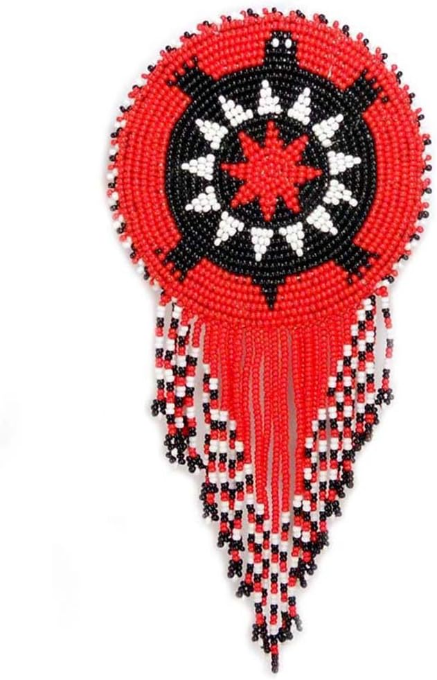 Amazon.com : Beaded Hair Clips Native American Style Handmade ...