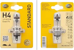 Amazon.com: HELLA 8GJ 002 525-138 Bulb - H4 - Standard - 12V - 60/55W ...