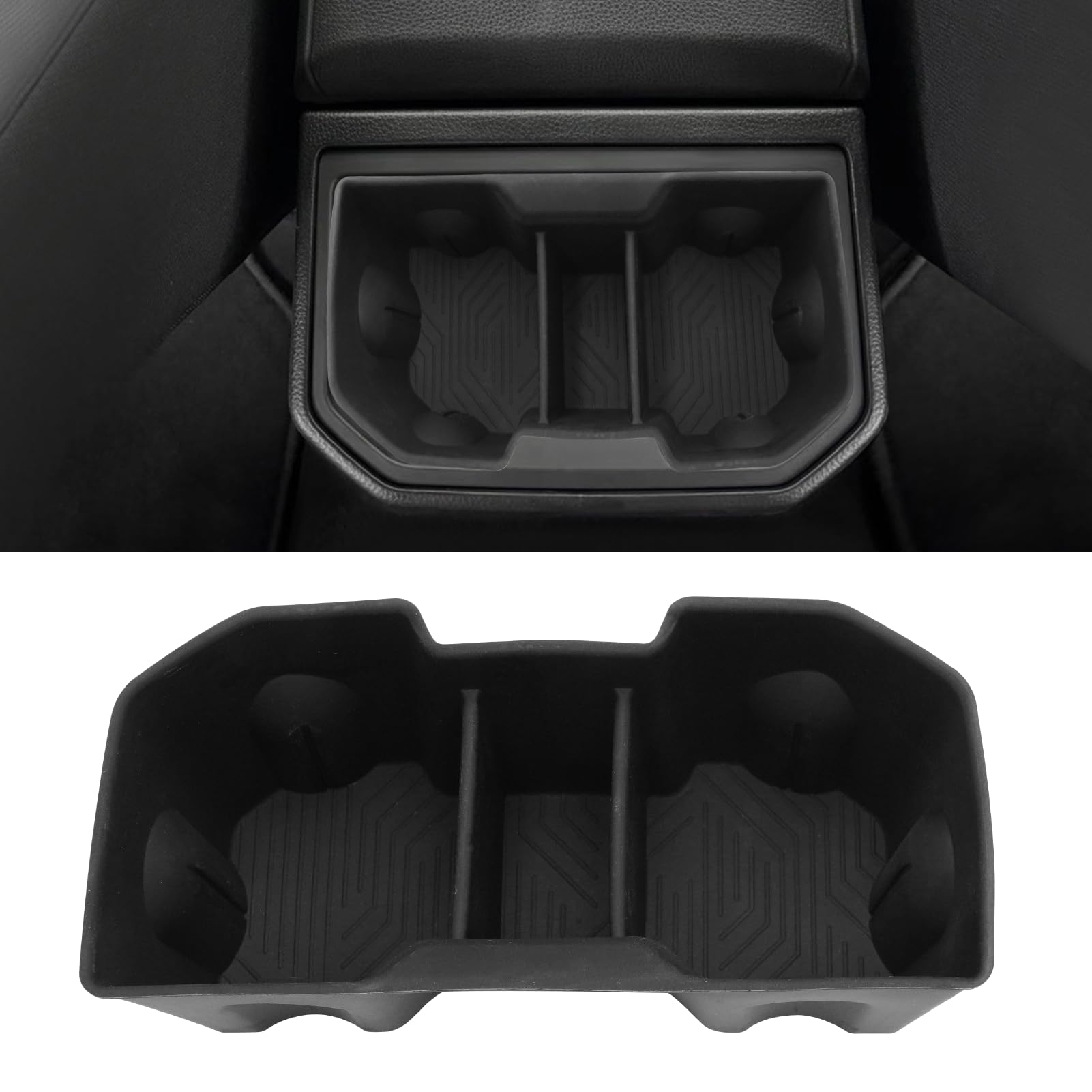 Amazon.com: Yumzeco Compatible with 2024 Toyota Tacoma Cup Holder ...