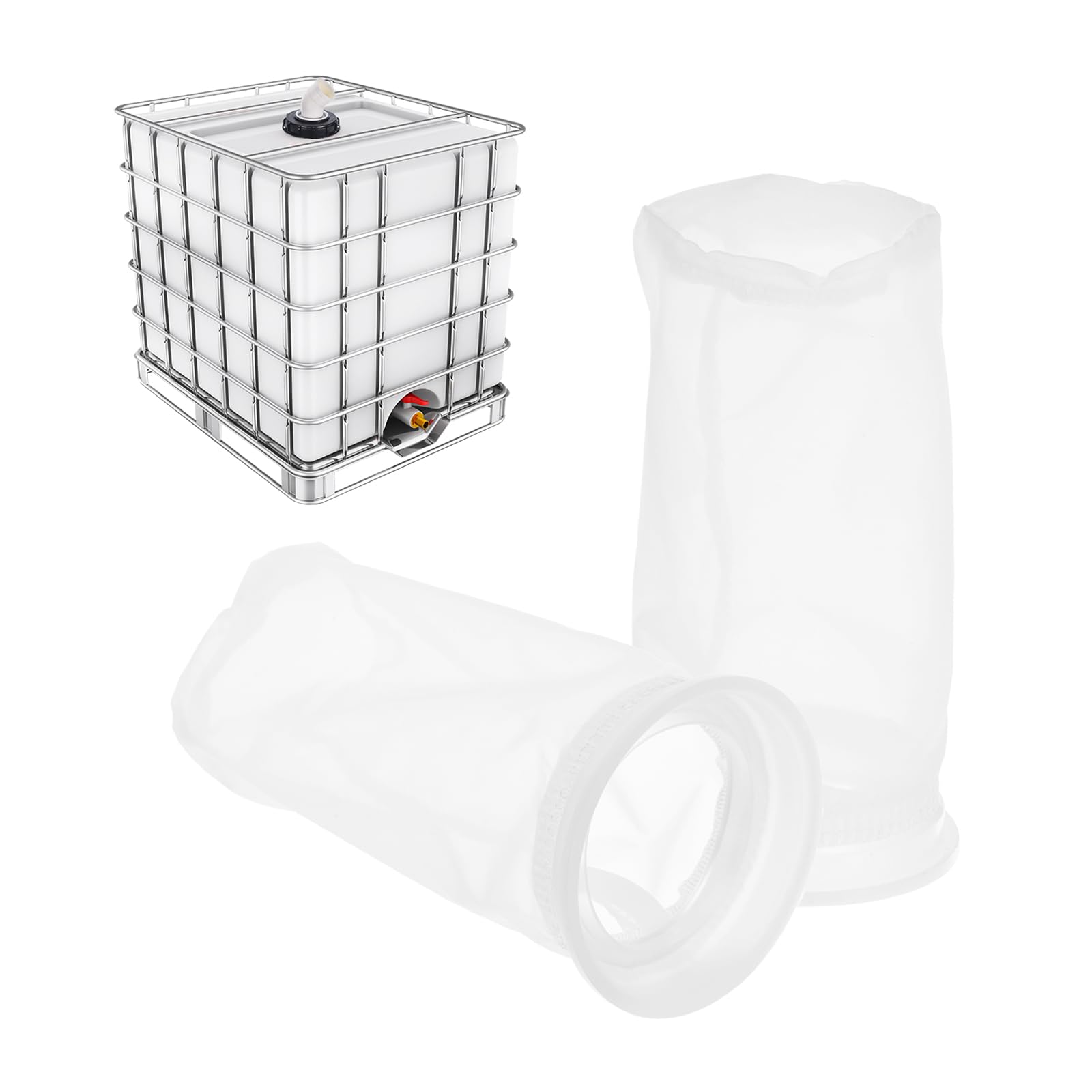 Amazon.com : PATIKIL 4" IBC Lid Filter 3 Pack 220mm Long Washable Nylon ...