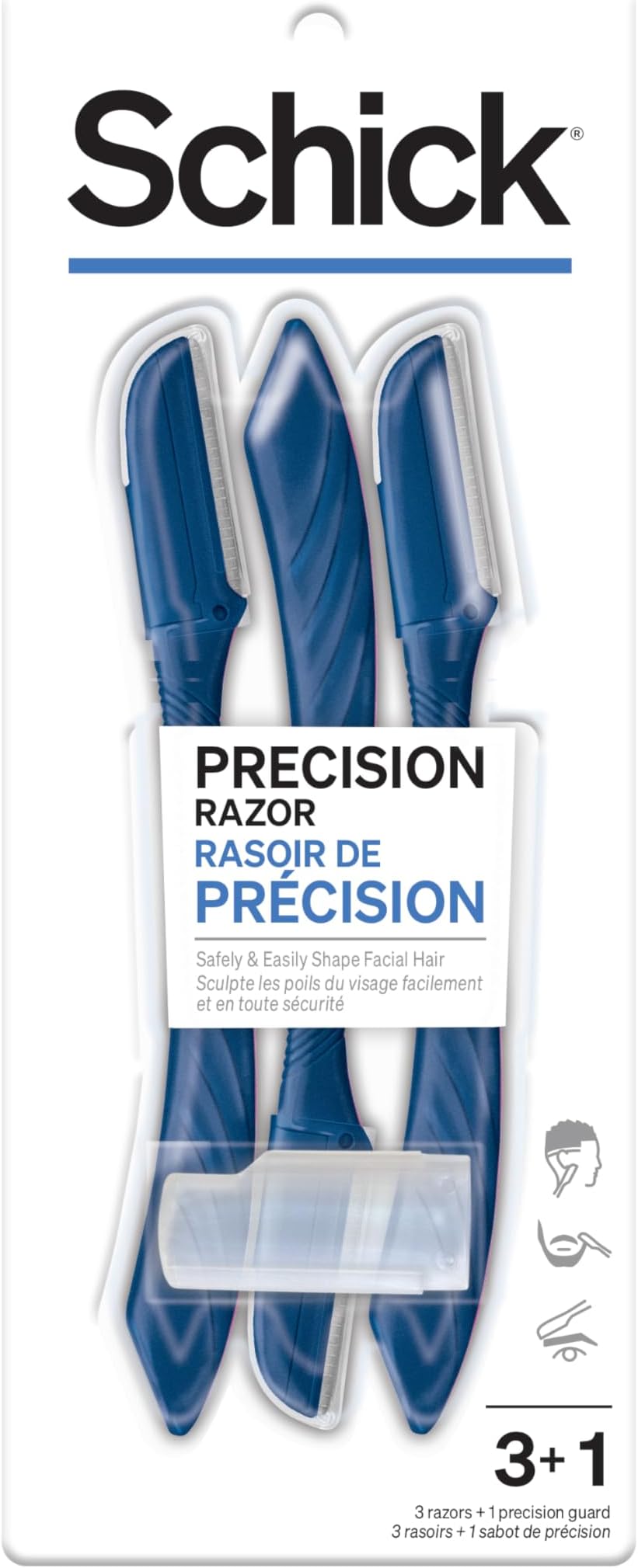Amazon.com: Schick Precision Razor â€” Precision Razor for Men, Edging ...