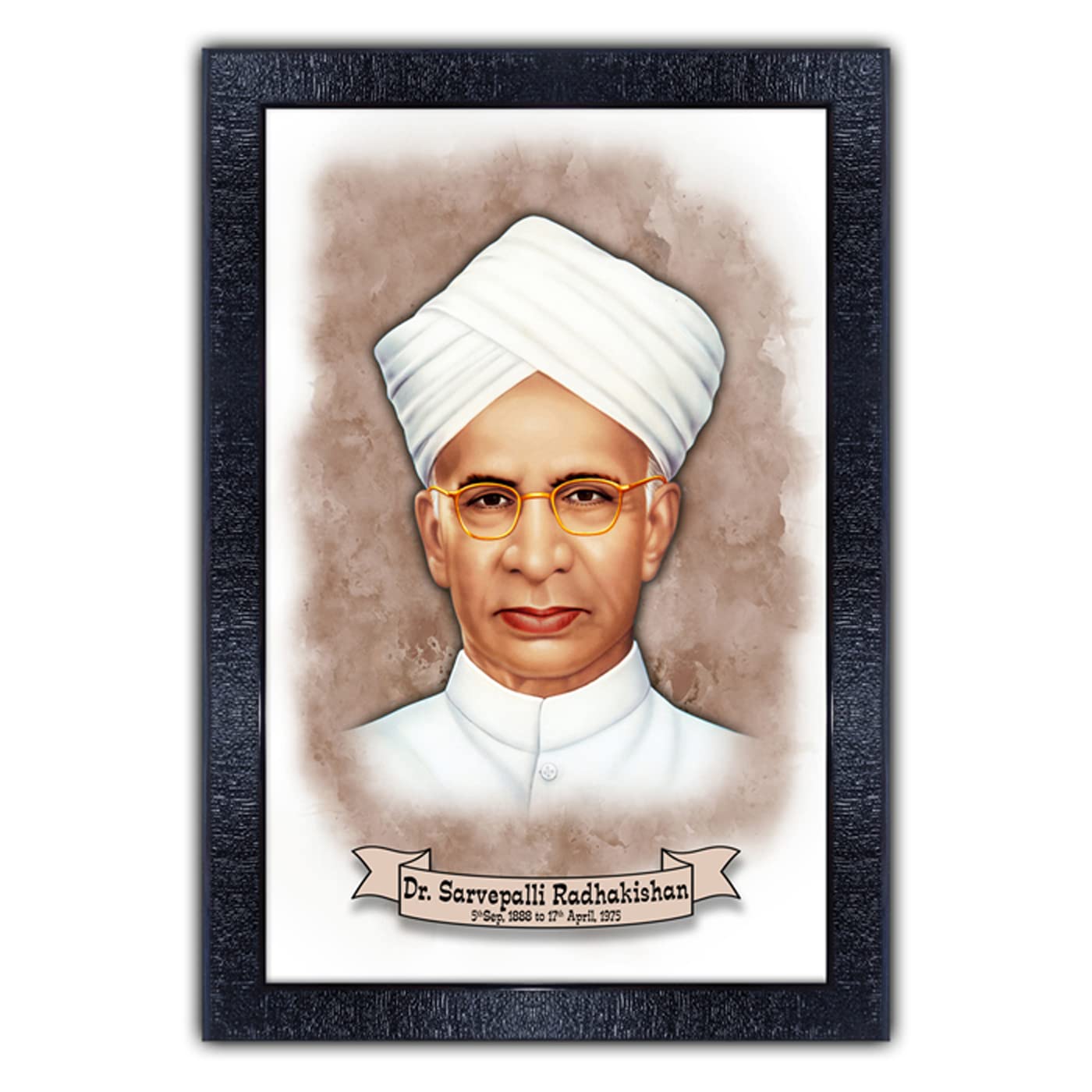 pnf UV Textured Framed Poster of Dr. Sarvepalli Radhakrishnan with ...