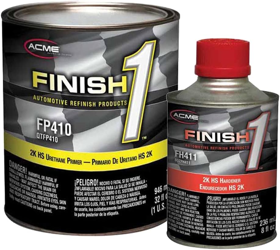 Amazon.com: Finish 1 2K Urethane Automotive Clear Coat: 32 oz. Quart ...