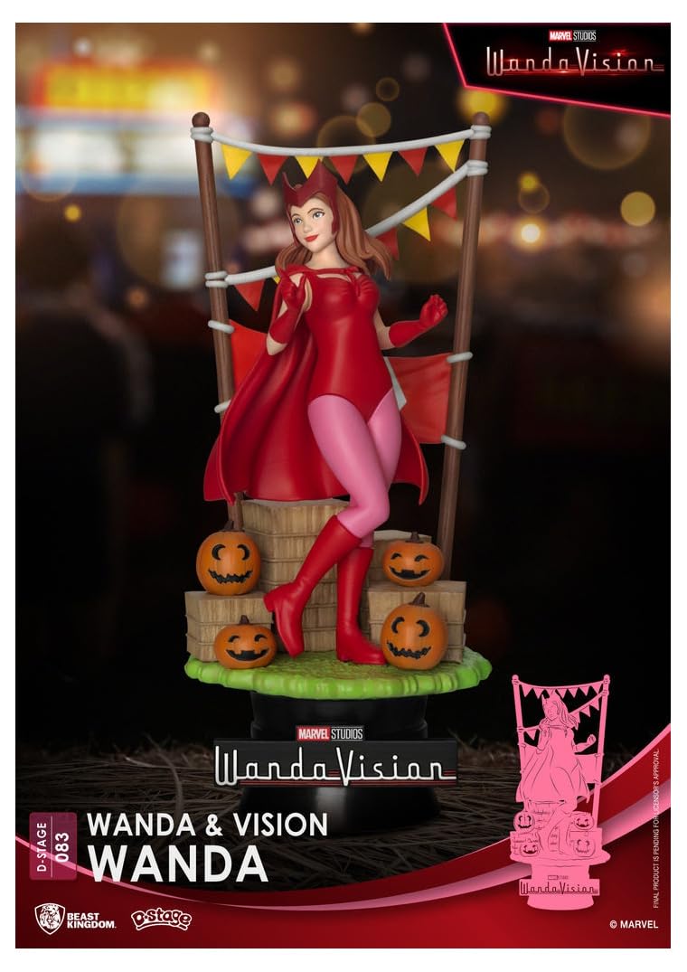 Amazon.com: Beast Kingdom Toys Marvel WandaVision, Wanda AMA Stage D ...