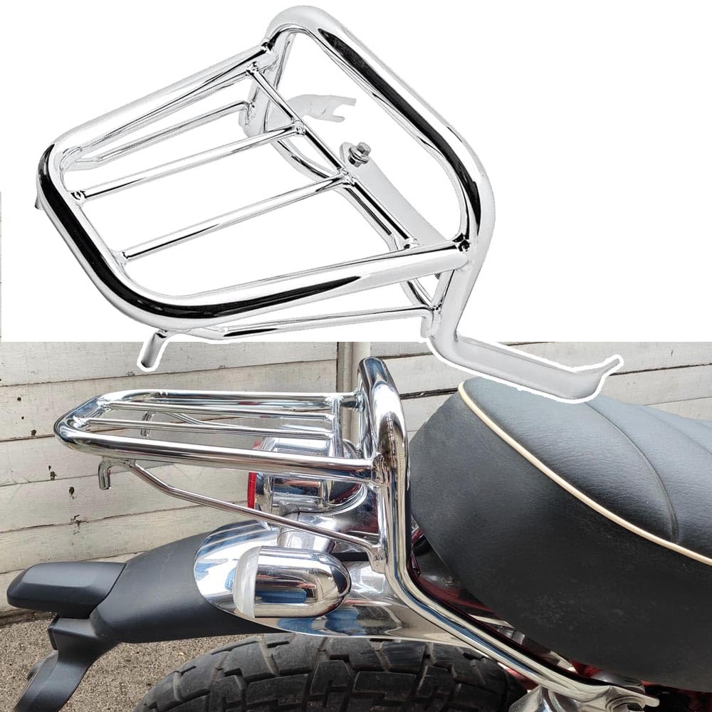 Amazon.com: Fsdatongdazi Motorcycle Steel Rear Carrier Luggage Rack Fit ...