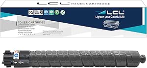 Amazon.com: LCL IMC300 IMC400 黑色碳粉盒替換,適用於 Ricoh IM C300 C300F C400 ...