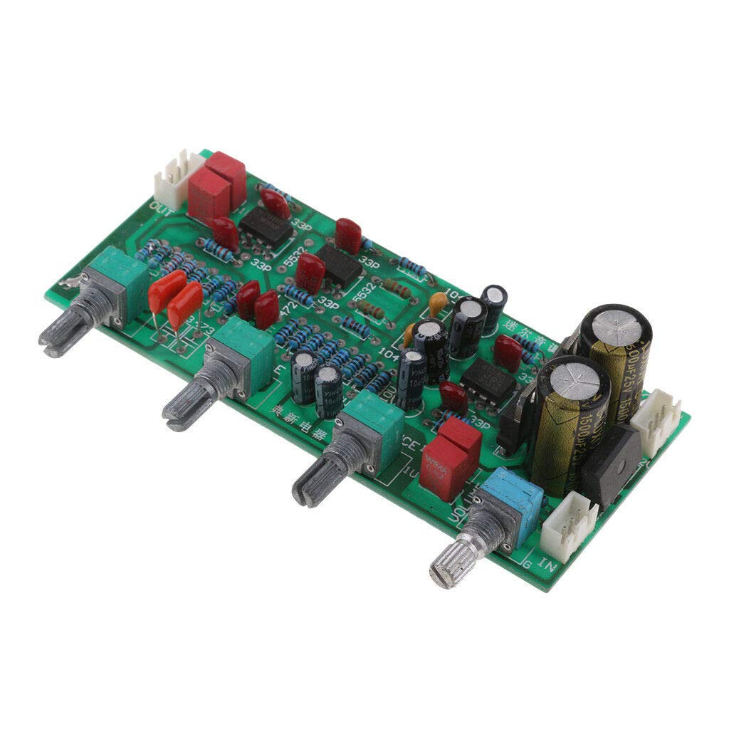 DX009 15V HiFi Stereo Audio Power Amplifier Volume Tone Control Board ...