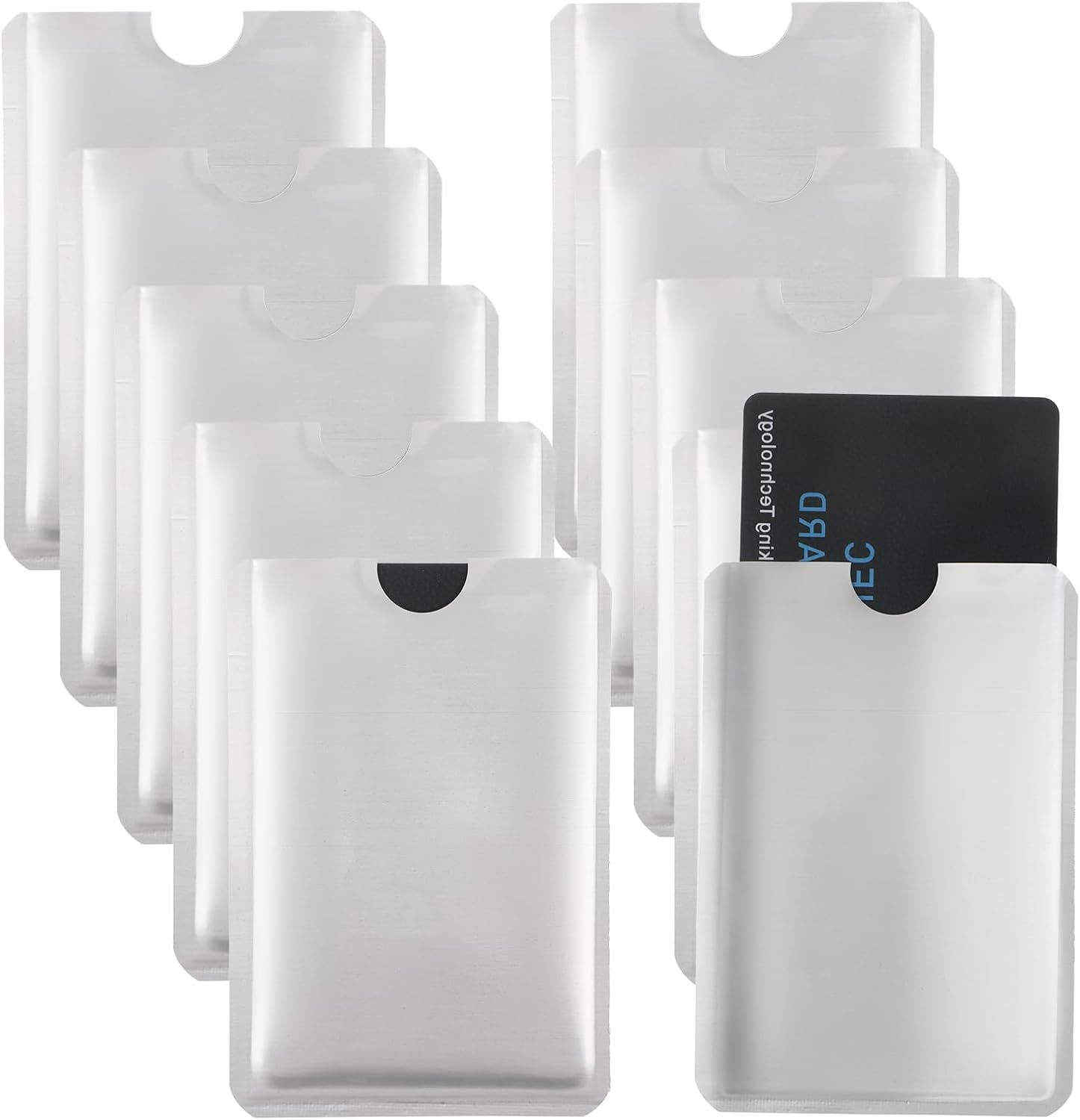 Amazon.com: 10pcs RFID Blocking Card Holder Credit Card Protector ...