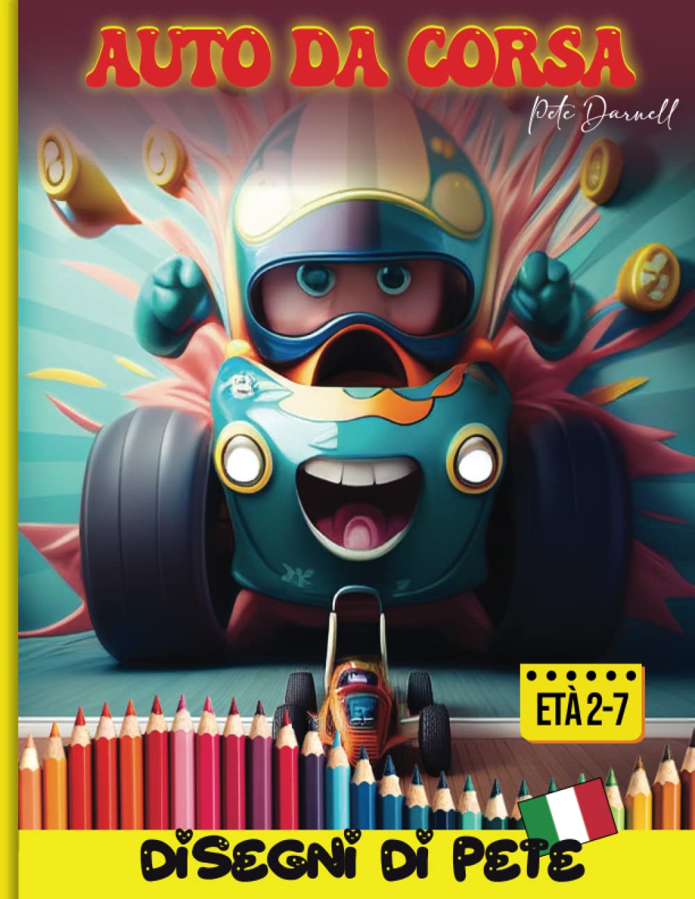 Buy Mettete in moto i vostri motori! Libro da colorare per bambini di ...