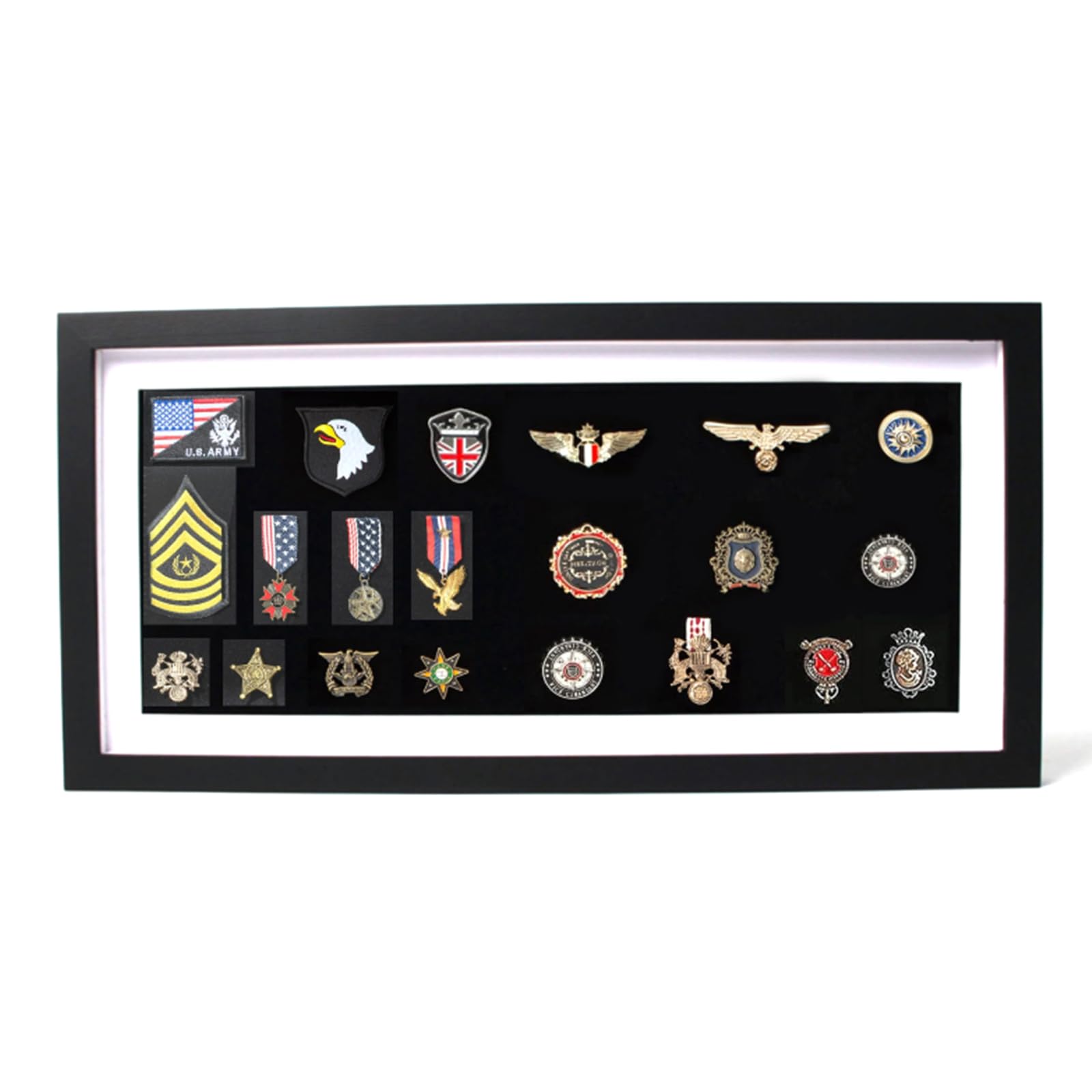 Snapklik.com : Military Shadow Box Frame,Military Medal Display Case ...
