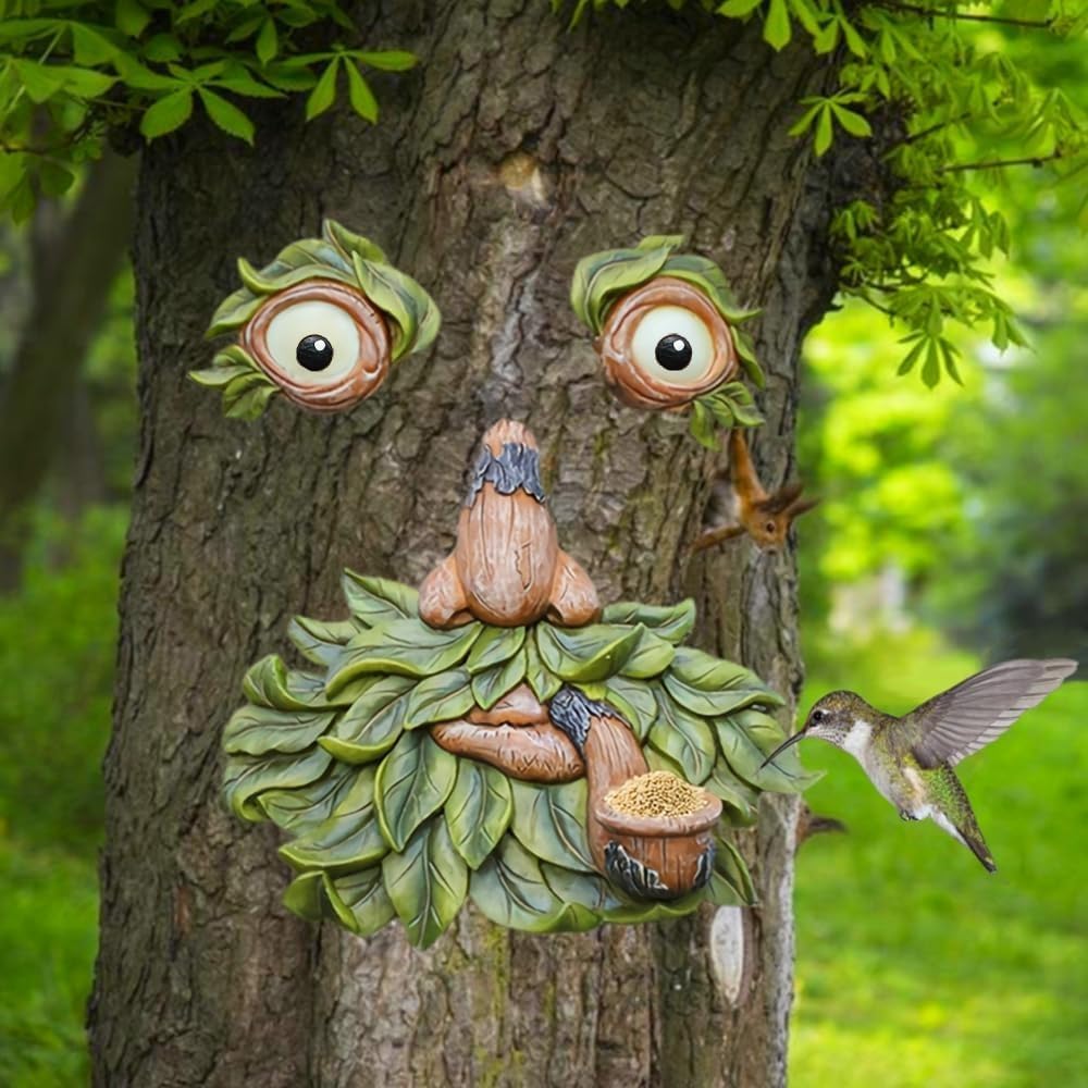 Amazon.com: Carchistan Old Man Tree Face Hugger Outdoor Decor ...