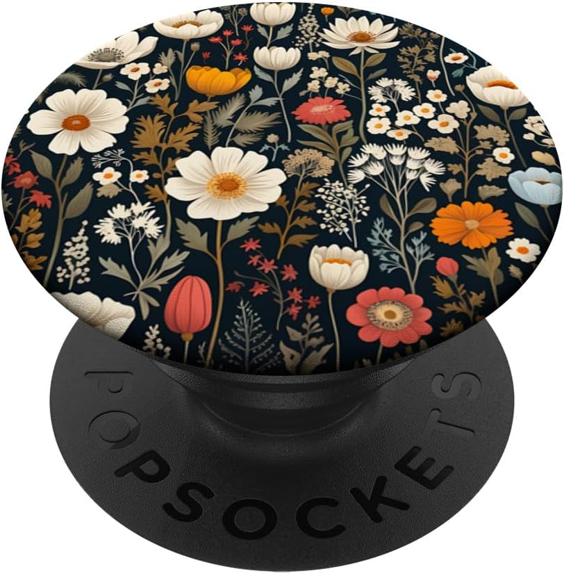 Amazon.com: Maroon and Peach Floral Bouquet Design: Flower PopSockets ...