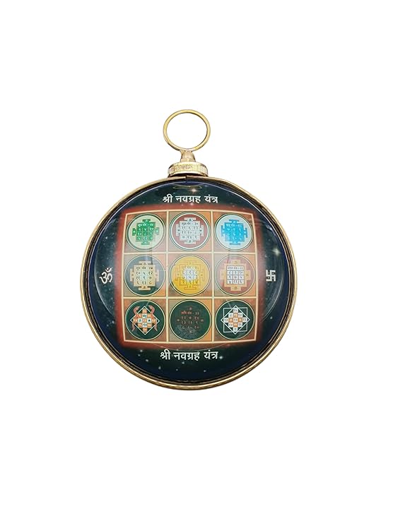 Dharmsaar Shree Navgrah Yantra Wall Hanging,Circular Navgrah Yantra ...