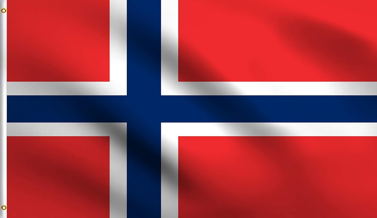 Amazon.com : DMSE Norway Norwegian Scandinavian Cross Flag 2X3 Ft Foot ...