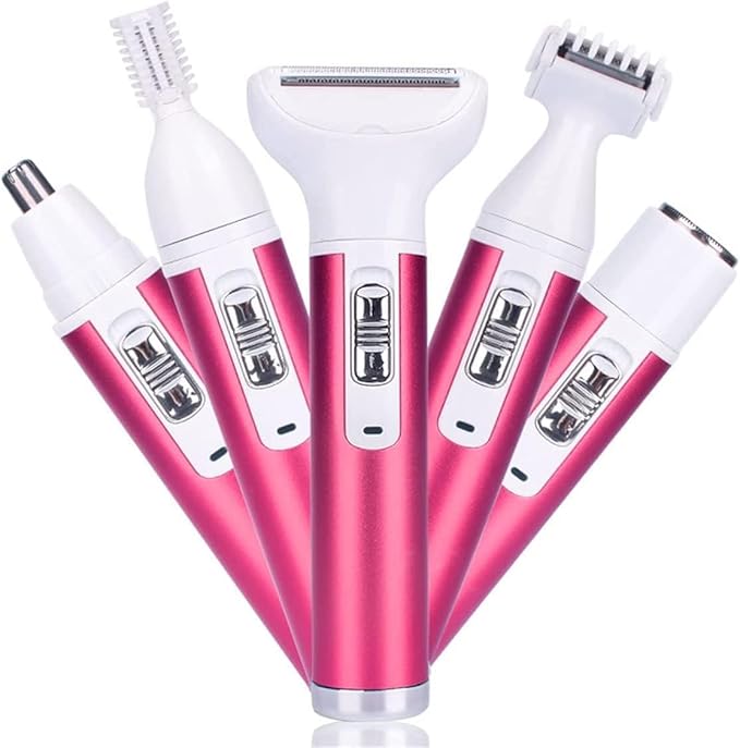 Electric Razor for Women,5 in 1 Womens Shaver Electric Bikini Trimmer ...