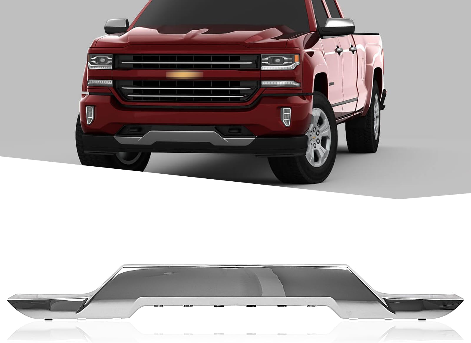 Amazon.com: HOUGEET Front Bumper Skid Plate Fit for 2016-2019 Chevy ...