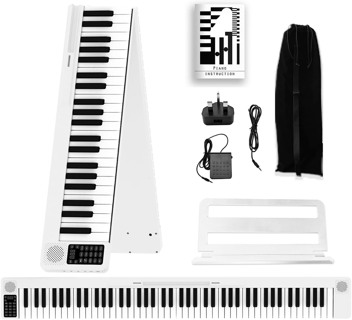 Keyboard Piano,88 Keys Keyboard Piano Portable Digital Piano with LCD ...