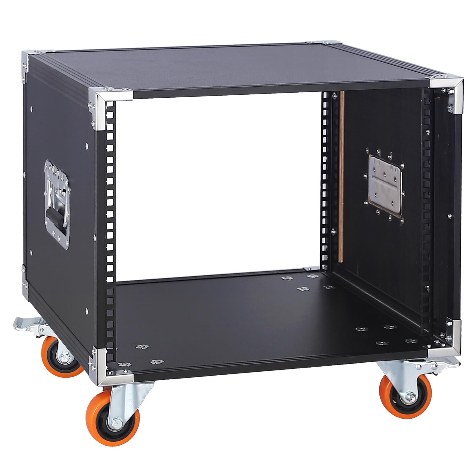 Buy WikrOck Movable AV Gear Rack 8U 19in Mobile Floor Standing Network ...