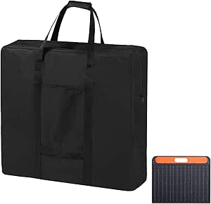 Amazon.com : Rilime Solar Panel Storage Bag Compatible with Jackery ...