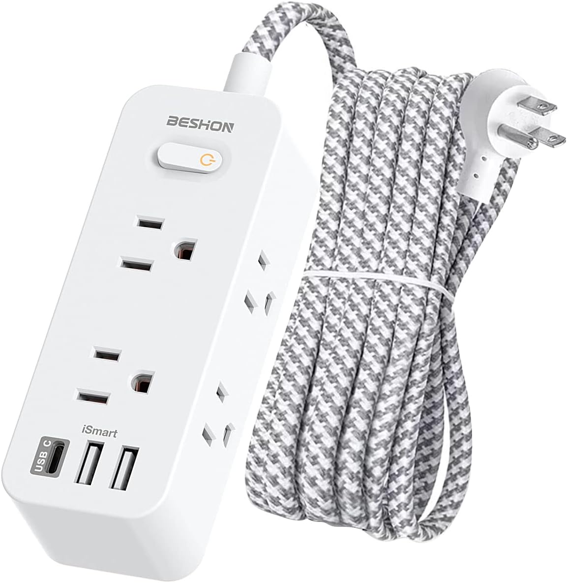 Amazon.com: Cordinate Designer 2-Outlet Power Strip with 2 USB Ports ...