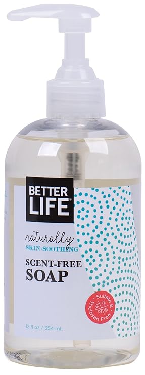 Amazon.com : Better Life Natural Hand and Body Soap, Unscented, 12 ...