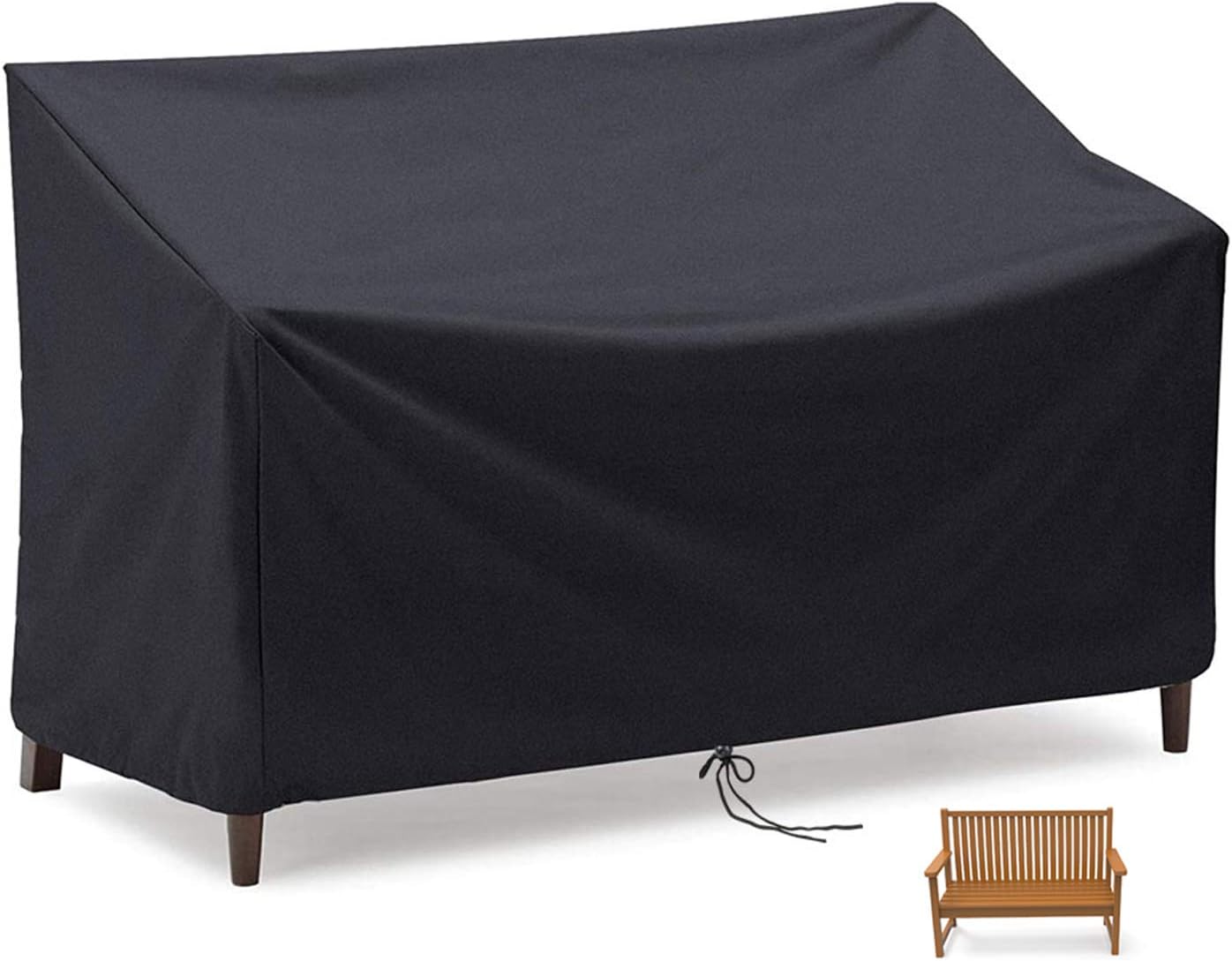 Patio Bench Cover 2/3/4 Seater, MAYHOUR Waterproof ,Windproof and ...