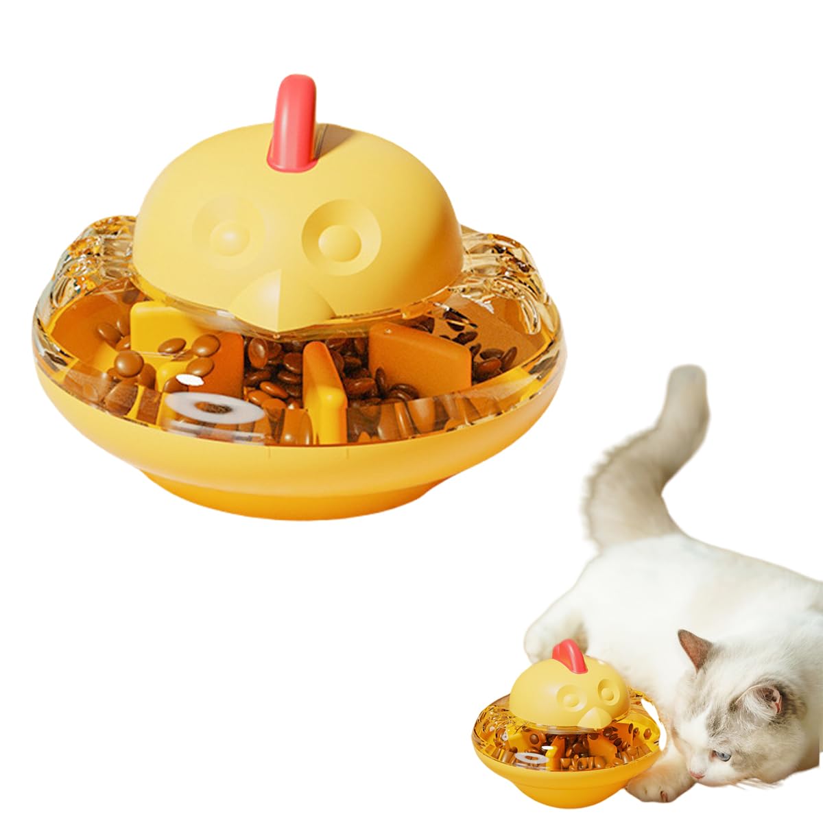 Amazon.com: Elecpioneev Cat Puzzle Feeders for Indoor Cats, Interactive ...