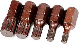 Amazon.com: IANROL Fit for 5pcs Screwdriver Bit 30mm Star Head M5 M6 M8 ...