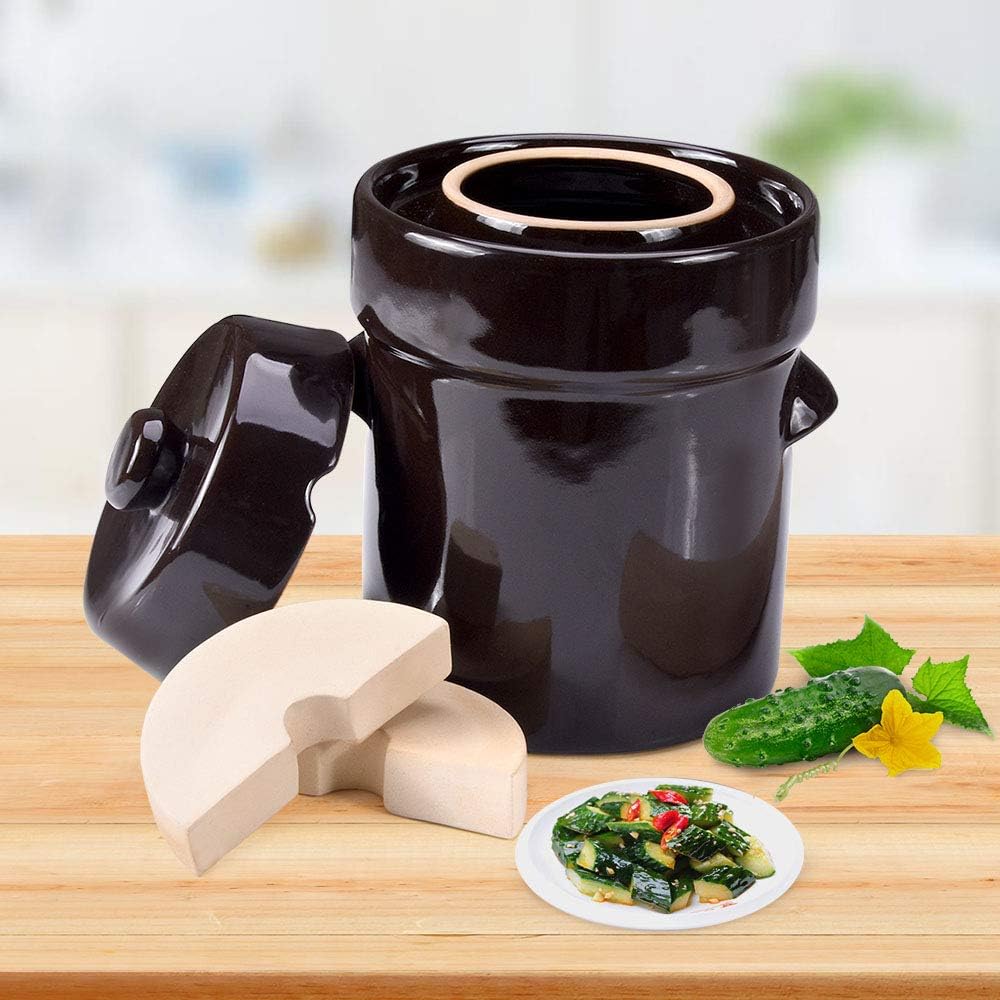 Snapklik.com : Seeutek Fermentation Crock Jar 10 Liter / 2.6 Gallon ...