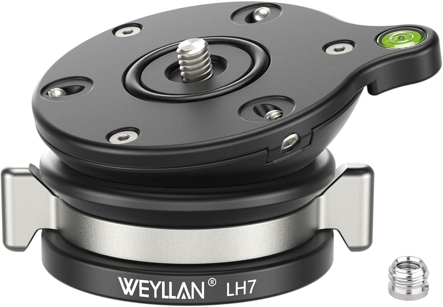 Amazon.com : WEYLLAN Tripod Leveling Base Camera Leveler Aluminum Alloy ...